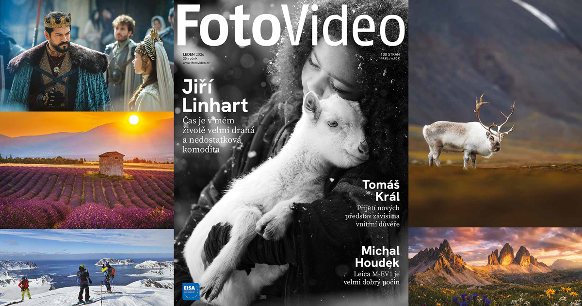 FotoVideo CZ 01/2026: Jiří Linhart a Nikon na pľaci, cestovanie, úpravy ...